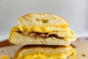 Cheesy Bodega-Style Breakfast Sandwich a quick and easy breakfast