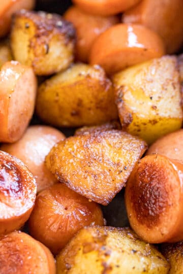 How to cook Hot Dogs and Potatoes - a quick and easy weeknight dinner