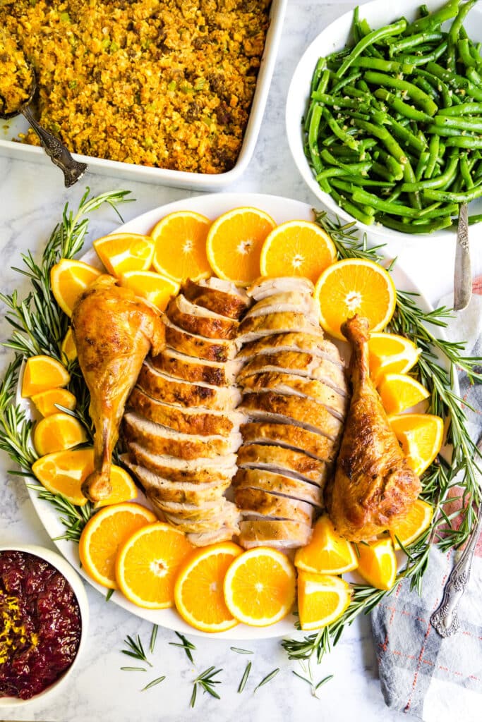 Turkey with Oranges and Rosemary