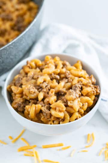 Homemade Cheesy Hamburger Helper