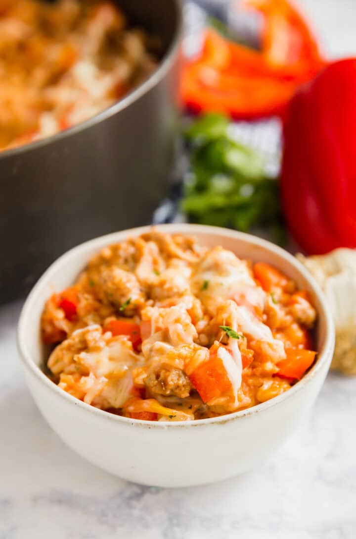 Unstuffed Peppers Skillet