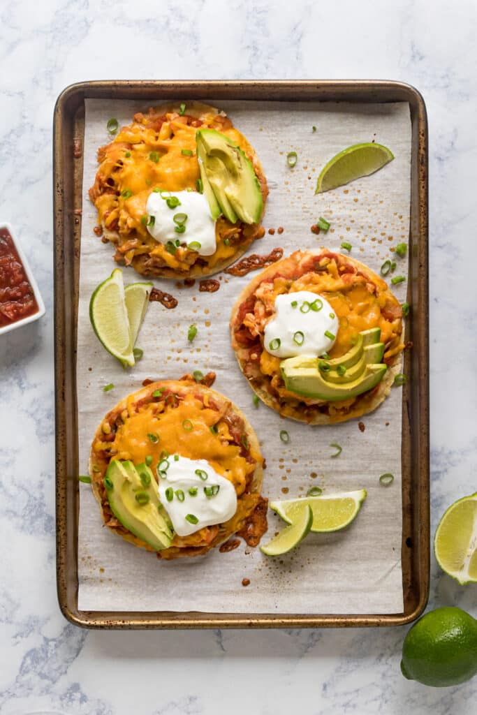Chicken Tostadas