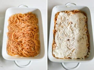 Cheesy Baked Spaghetti